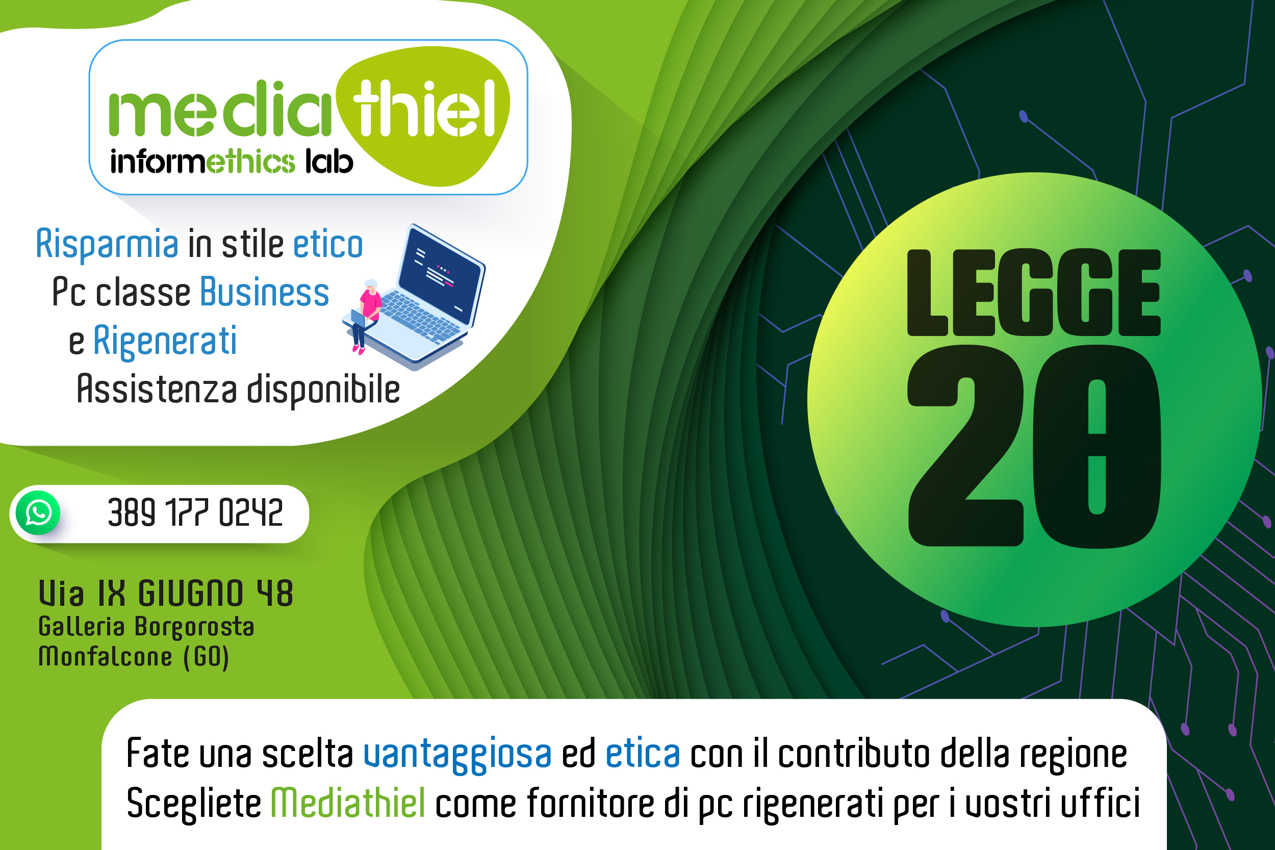 Computer rigenerati con la legge 20 - Confcooperative Alpe Adria